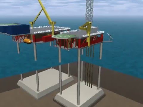 Sea Nova on Platform Oil or Gas Drilling