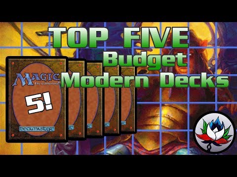 MTG – Top 5 BEST & Cheapest Competitive Modern Decks for Magic: The Gathering!