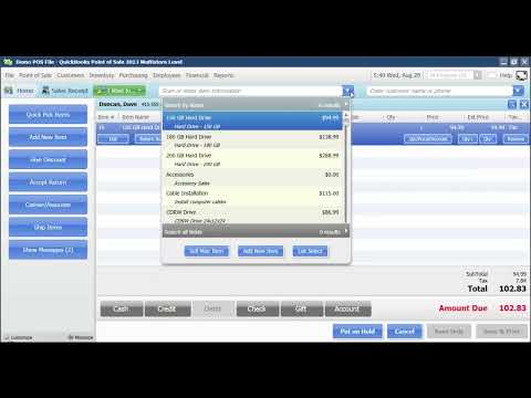 Make a Sale - Check - QuickBooks Point of Sale Discontinued - QuickBooks POS