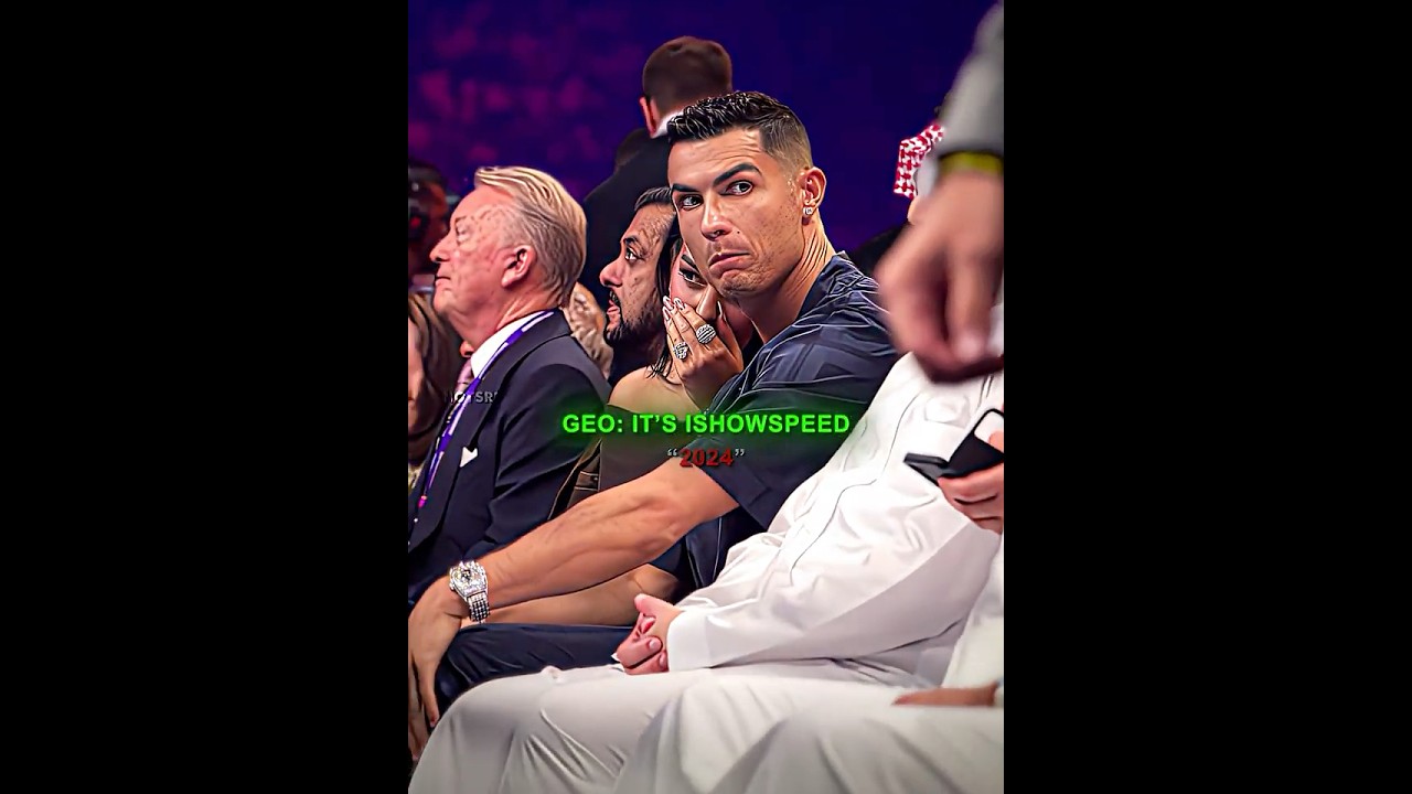 Ronaldo Reacts to IshowSpeed's Siuu 🔥☠️