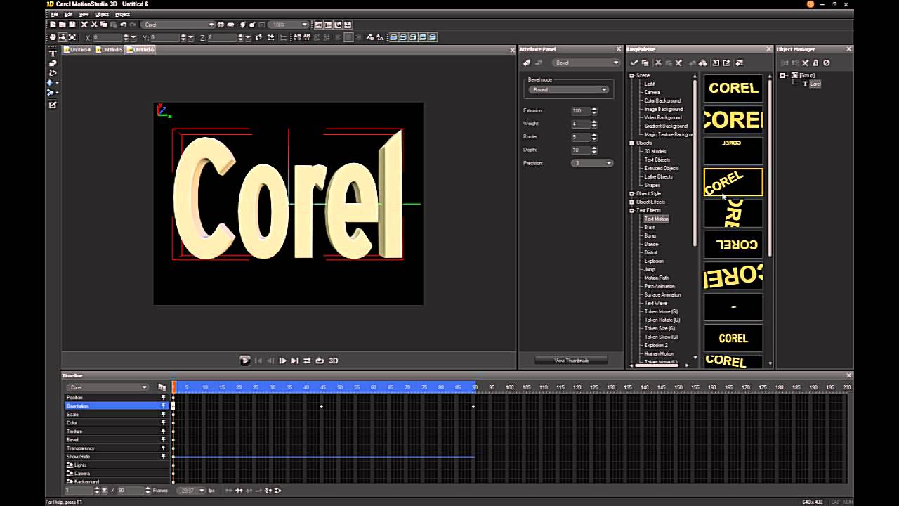 MotionStudio 3D Presets