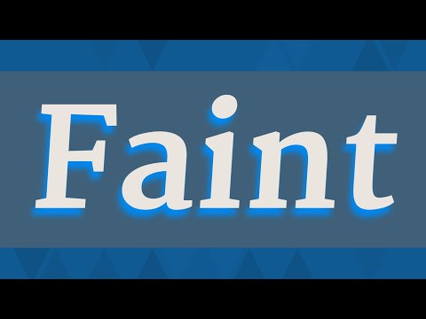 FAINT pronunciation • How to pronounce FAINT