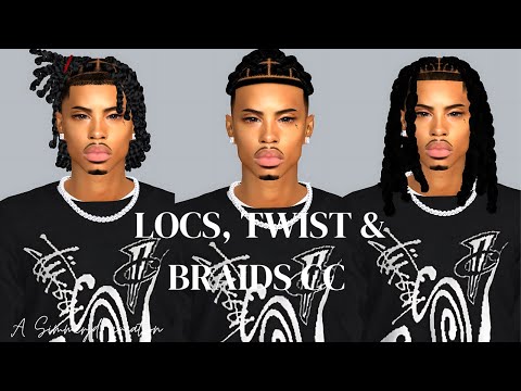 Sims 4 CC Hair | Sims 4 Male CC | Sims 4 CC | Sims 4 Male Hair | Sims 4 CC Black Male | The Sims 4