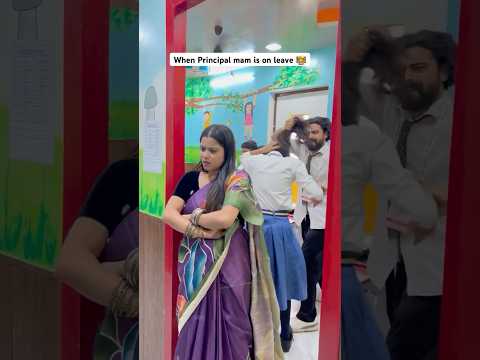 When principal mam is on leave 👩🏫 #shorts #ytshorts #sejalgabashorts #teacher
