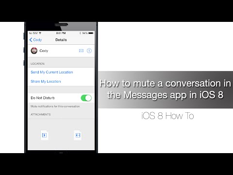 How to mute a group chat in the Messages app in iOS 8 - iPhone Hacks