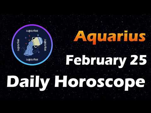 Aquarius Horoscope Today, Aquarius Tarot today, 25th February 2024 #AquariusHoroscope #Horoscopia