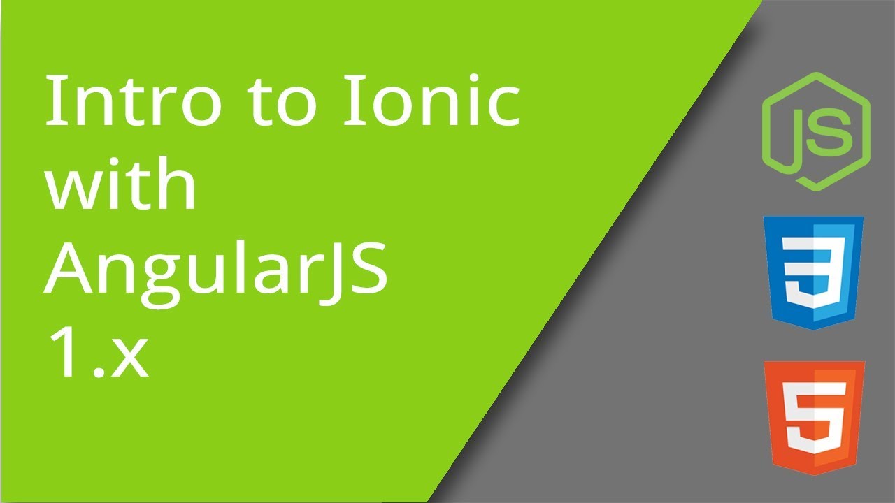 Basic Intro to ionic