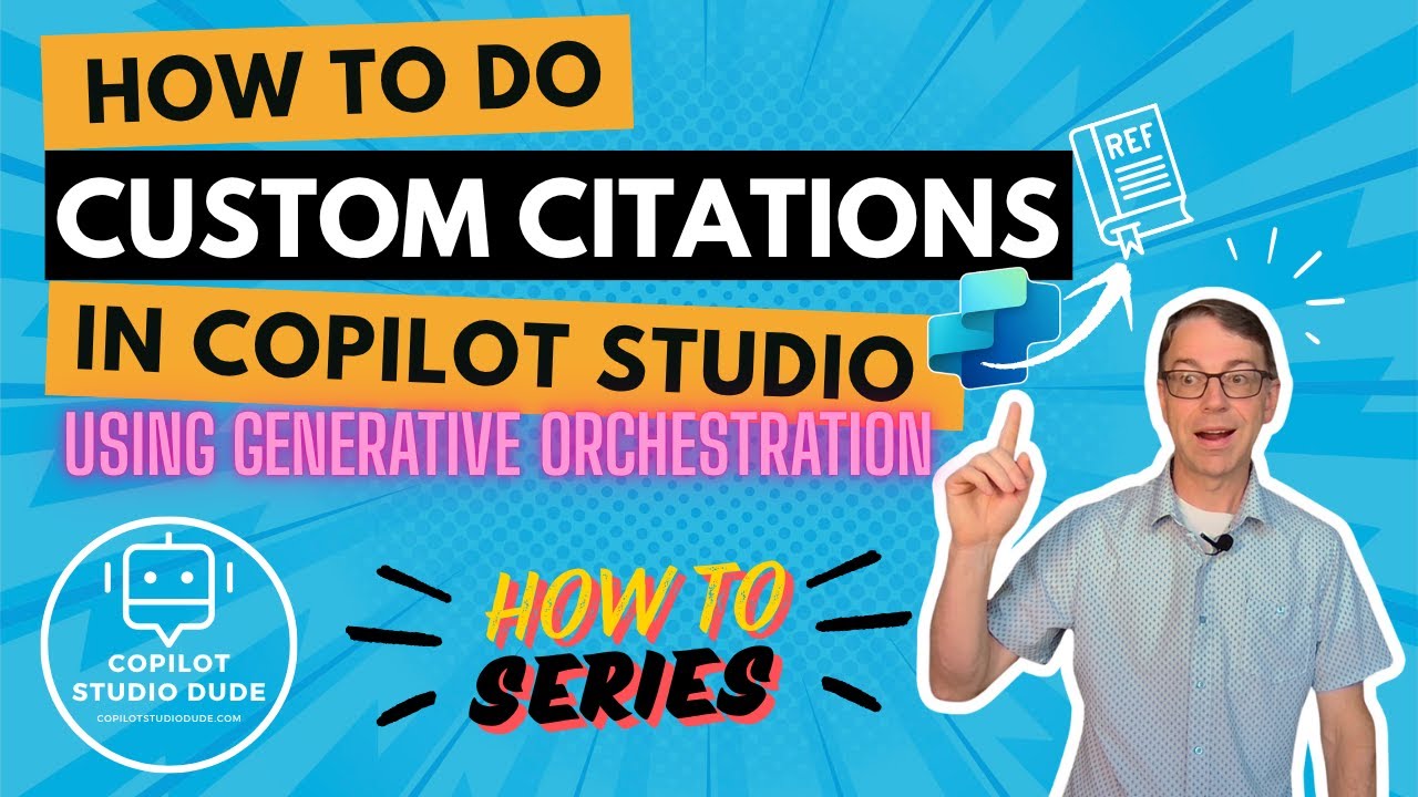 How To Do Custom Citations In Copilot Studio Using Generative...