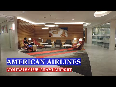 TOUR: American Airlines Admirals Club, Miami Airport D30 Explore Dining, Seating & Lounge Features!