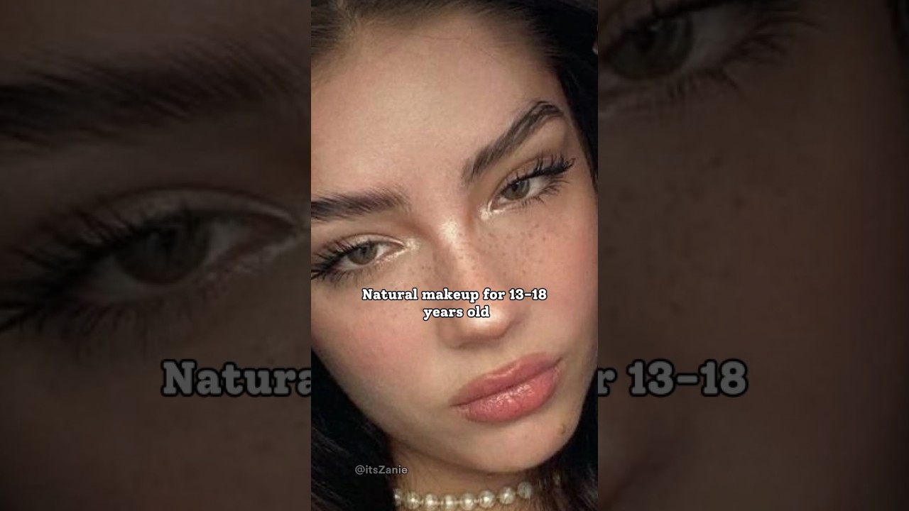 Natural makeup for 13-18 years old || 7 steps makeup tutorial #aesthetic #attractive #viral #makeup