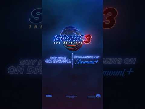 Now streaming on Paramount Plus: Sonic 3 Movie - Watch Now! | YouTube Shorts
