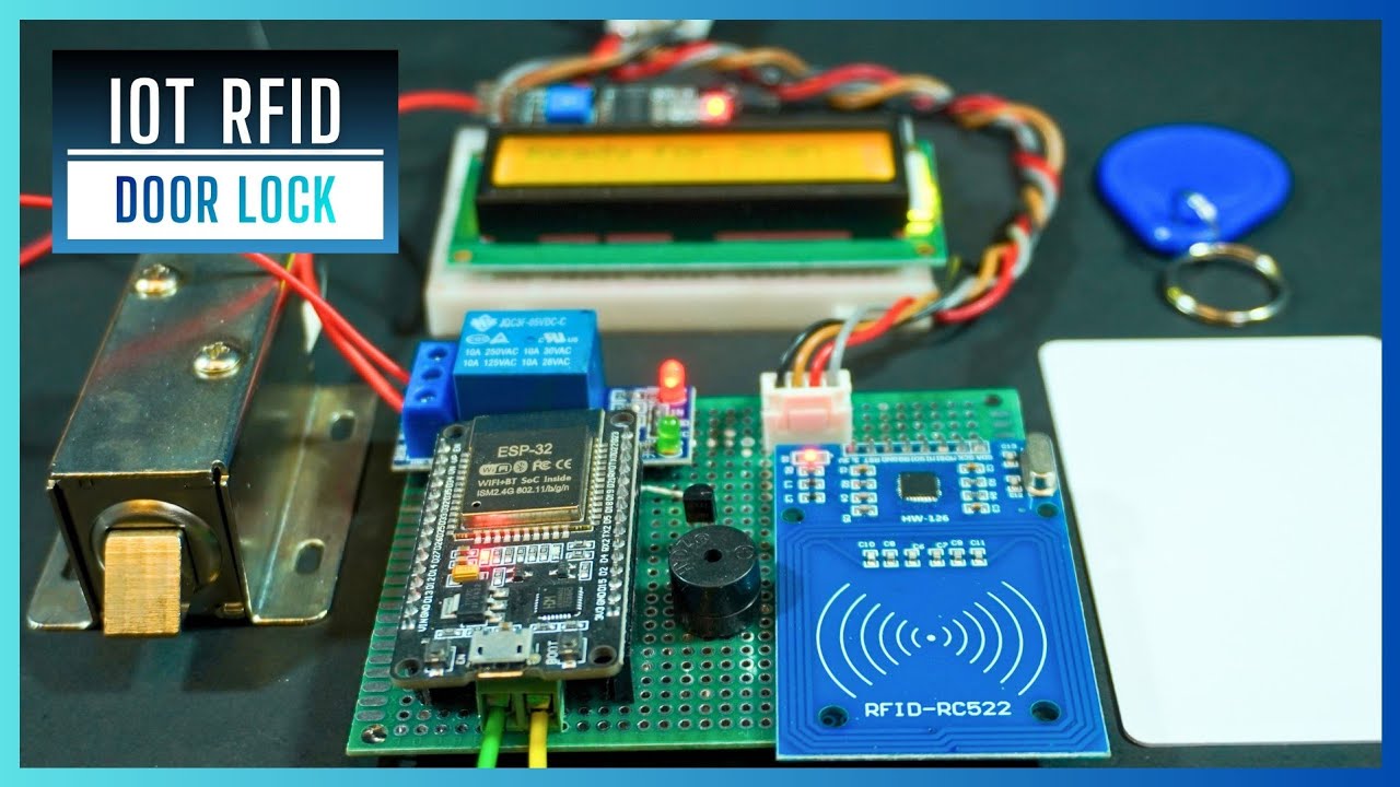 RFID Door Lock System Using ESP32 | How to Make an RFID Door Lock System