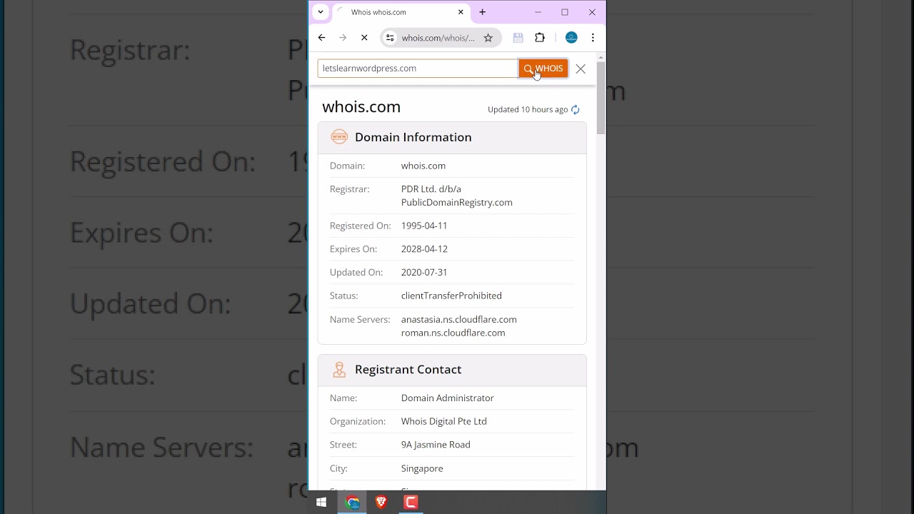 Whois Lookup Tutorial - Domain  Privacy