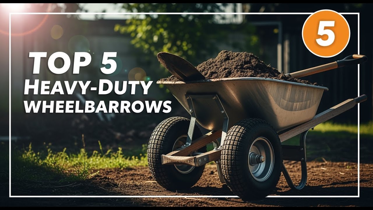 TOP 5 Best Heavy Duty Wheelbarrows 2026