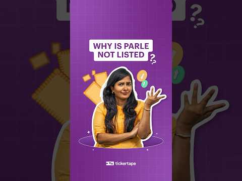DID YOU KNOW why Parle is not listed on BSE or NSE? #stockmarket #tickertape #finance