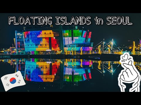 3 FLOATING ISLANDS in a River | VLOG 10 | Sebitseom (세빛섬), Seoul, South Korea 🇰🇷