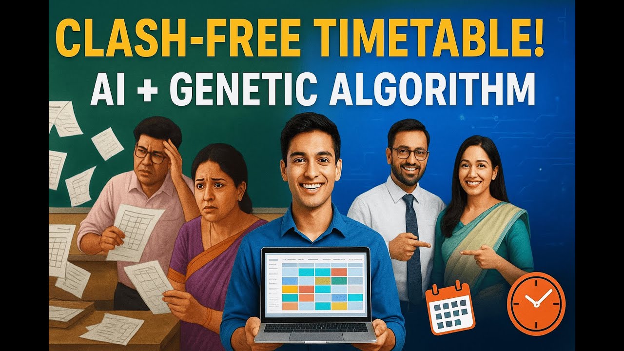 Timetable Scheduler – AI-Powered Clash-Free College Scheduling Using Genetic Algorithm