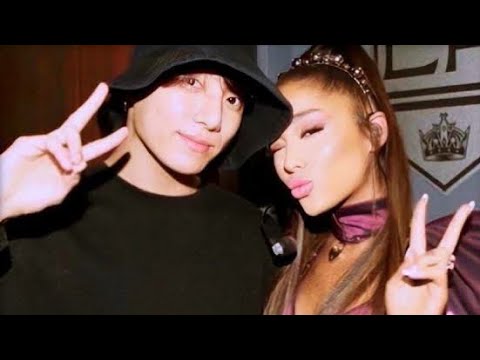 Found this on twitter....||BTS JUNGKOOK and Ariana Grande Collab|| ๐ค