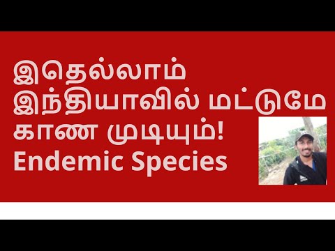 Endemic Species of India | Tamil | Ravi Vicky |