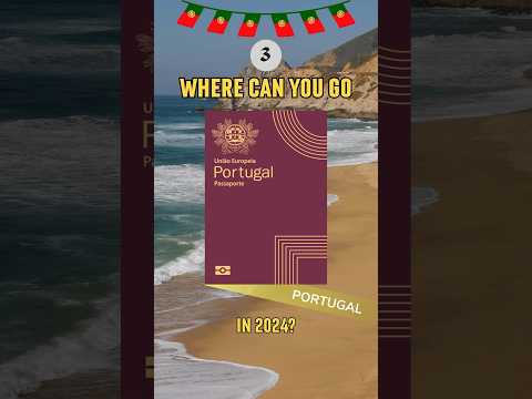 🇵🇹PORTUGUESE PASSPORT IN 2024🌍 #travel #map #portugal #europe #geography