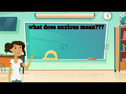 VOCABULARY: anxious meaning, synonyms,sentence,pronunciation.#youtube#education