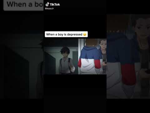 When a boy is depressed 😞 SAD ANIME MOMENTS! #imstandingonaMillionlives #anime #edit #amv #GoAnimeTM