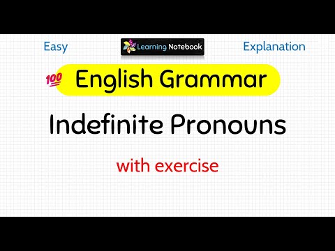 Indefinite Pronouns in English Grammar | Indefinite Pronoun