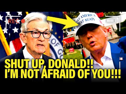 Fed Chair SMACKS DOWN Trump at LIVE PRESSER