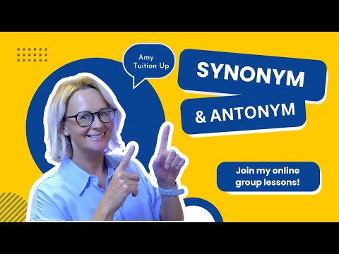 Synonyms and Antonyms