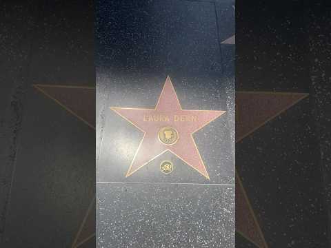 Laura Dern’s Star on Hollywood Boulevard in Hollywood, CA 6/11 #hollywood #hollywoodstars