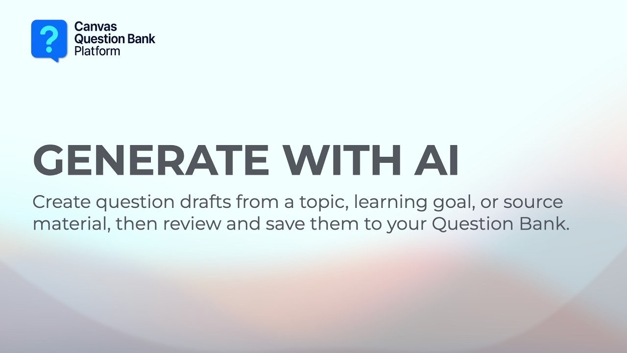 Generate AI Questions and Save to Question Bank