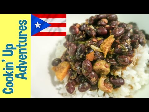 How To Make Black Beans Puerto Rican Style