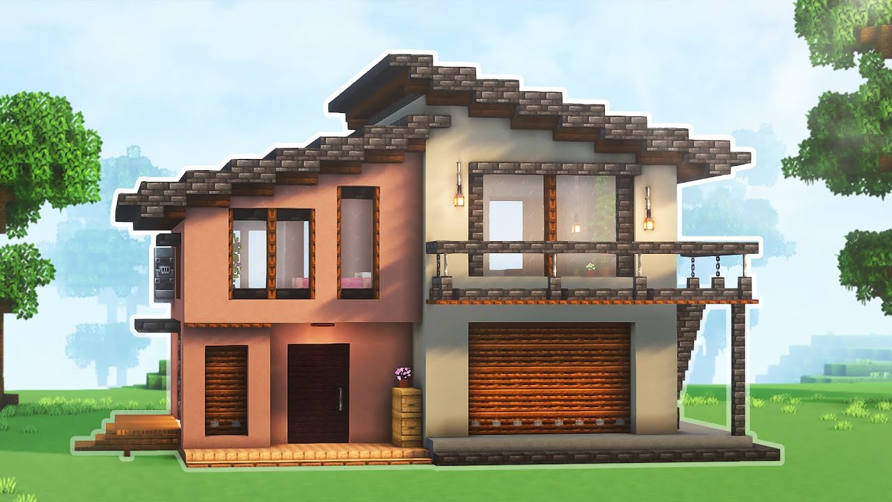 Minecraft: Modern Japanese House Tutorial - Minecraft Builders