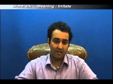 CAFELS (Basic English): Irk Meaning and Sentence in Urdu/Hindi-Canada Qualified