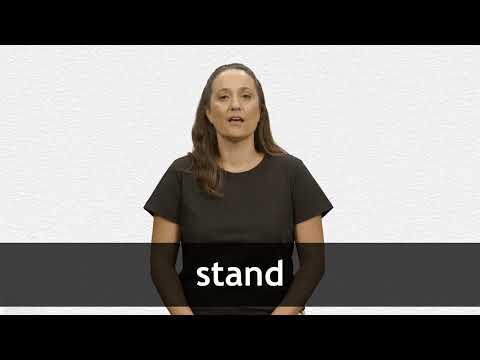 English Translation of “STAND” | Collins French-English Dictionary