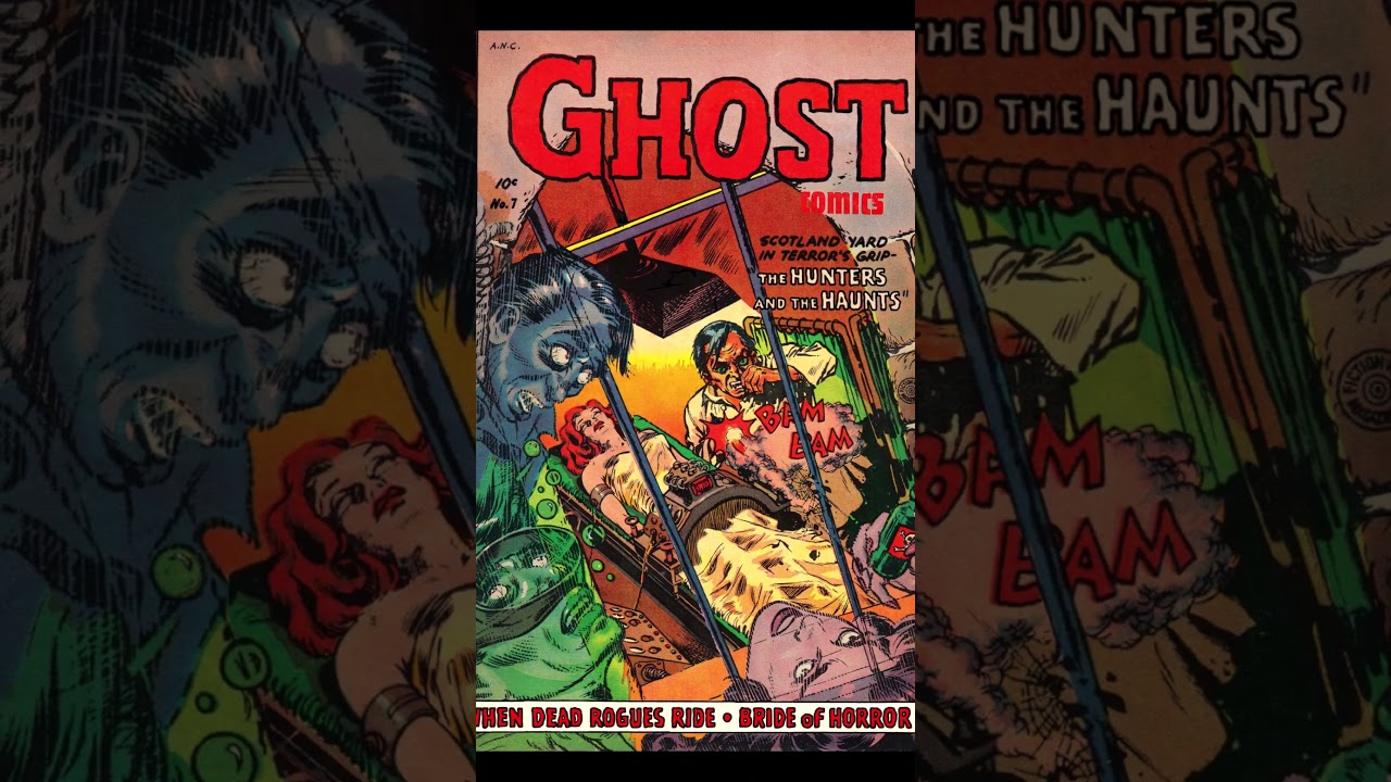 GHOST COMICS👉Alluring Females In Scary Situations!!!👉Fiction House Golden Age Comic #shorts #comic