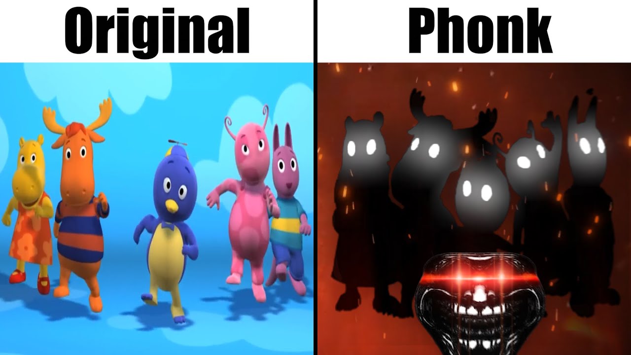 Backyardigans Original VS Backyardigans Phonk