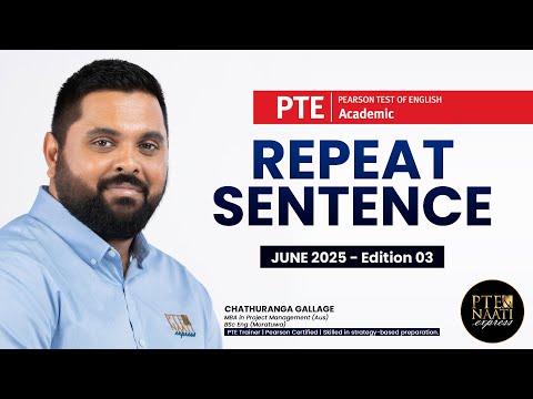 PTE Repeat Sentence Practice | June 2025 Edition 03 – Improve Your Speaking & Listening Scores!