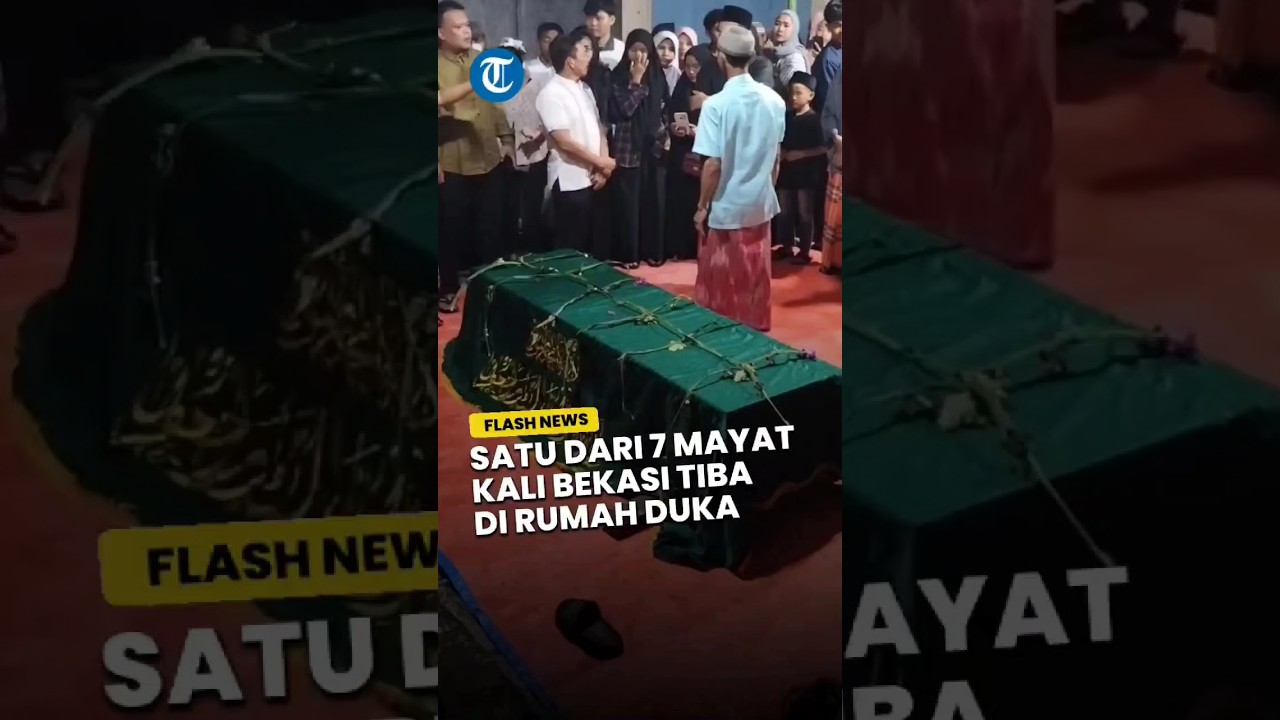 Tiba di Rumah Duka, Jenazah Muhammad Rizki Korban Kali Bekasi Langsung Dimakamkan