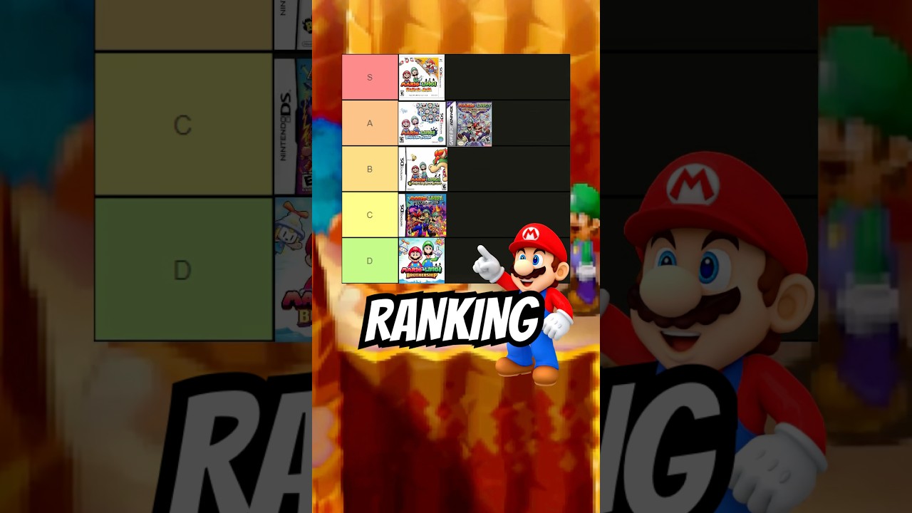 RANKING EVERY MARIO AND LUIGI GAME!!! (Including Brothership) #mario
