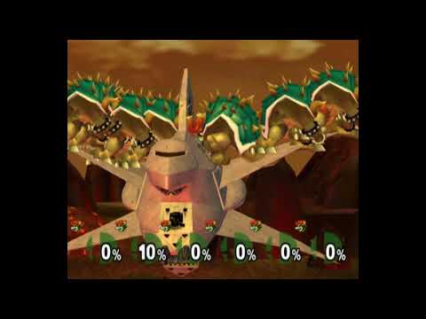 Super Smash Bros. Melee CrazyMod UE/Debug Menu - 10 Giga Bowser with All Controllers (Winter 2024)