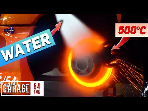Here’s What Happens When Red Hot Rotors Meet Water