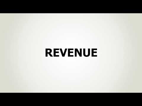 How to Pronounce Revenue