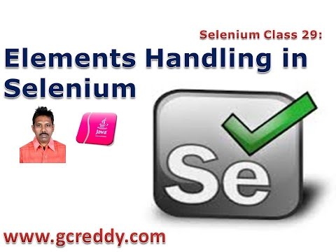 Selenium 29: Elements Handling in Selenium