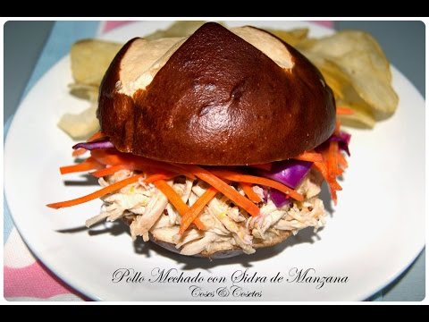 Pollo Mechado con Sidra de Manzana (Pulled Chicken with Apple Cider ...