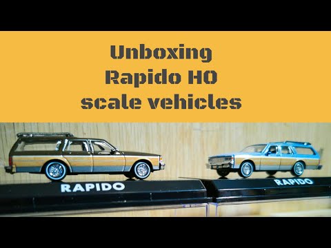 Unboxing Rapido HO scale vehicles - and weathering them for the layout!