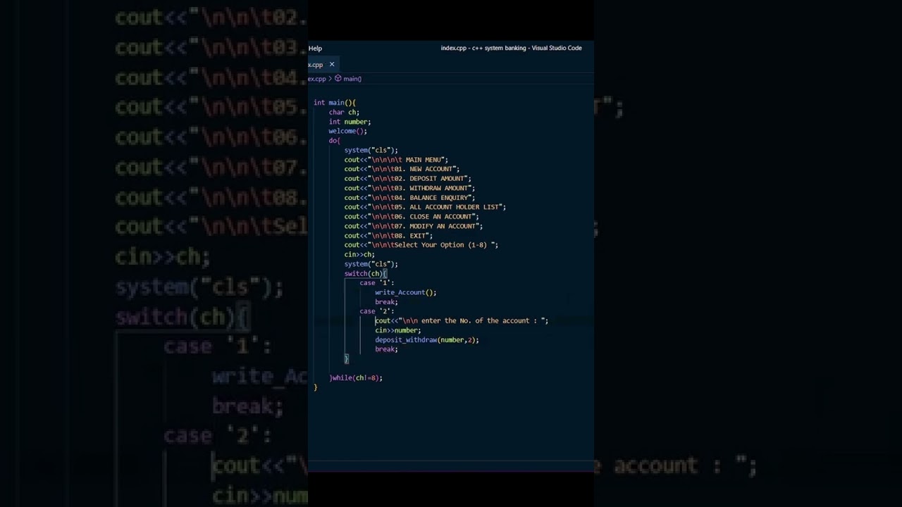 You want to learn how to build  basic banking system at  programming beginner ? [ RELAXING CODING ]