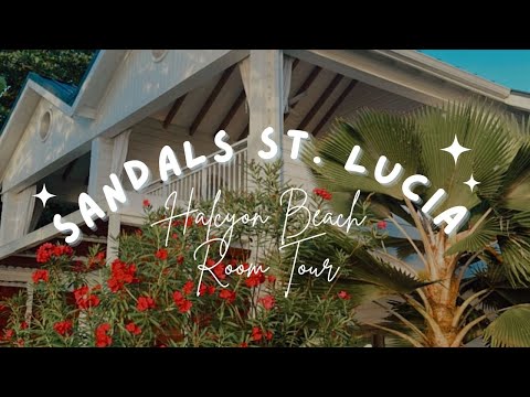 Sandals Halcyon Beach Honeymoon Room Tour - Shore House Butler Suite Balcony Tranquility Soaking Tub