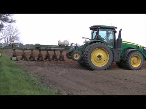 8295R MOLDBOARD PLOWING. SCOTT FARMS 2017 PEANUT TILLAGE 1