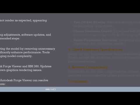 How to Fix Graphics Issues When Viewing IFC Models in Autodesk Forge and BIM 360?
